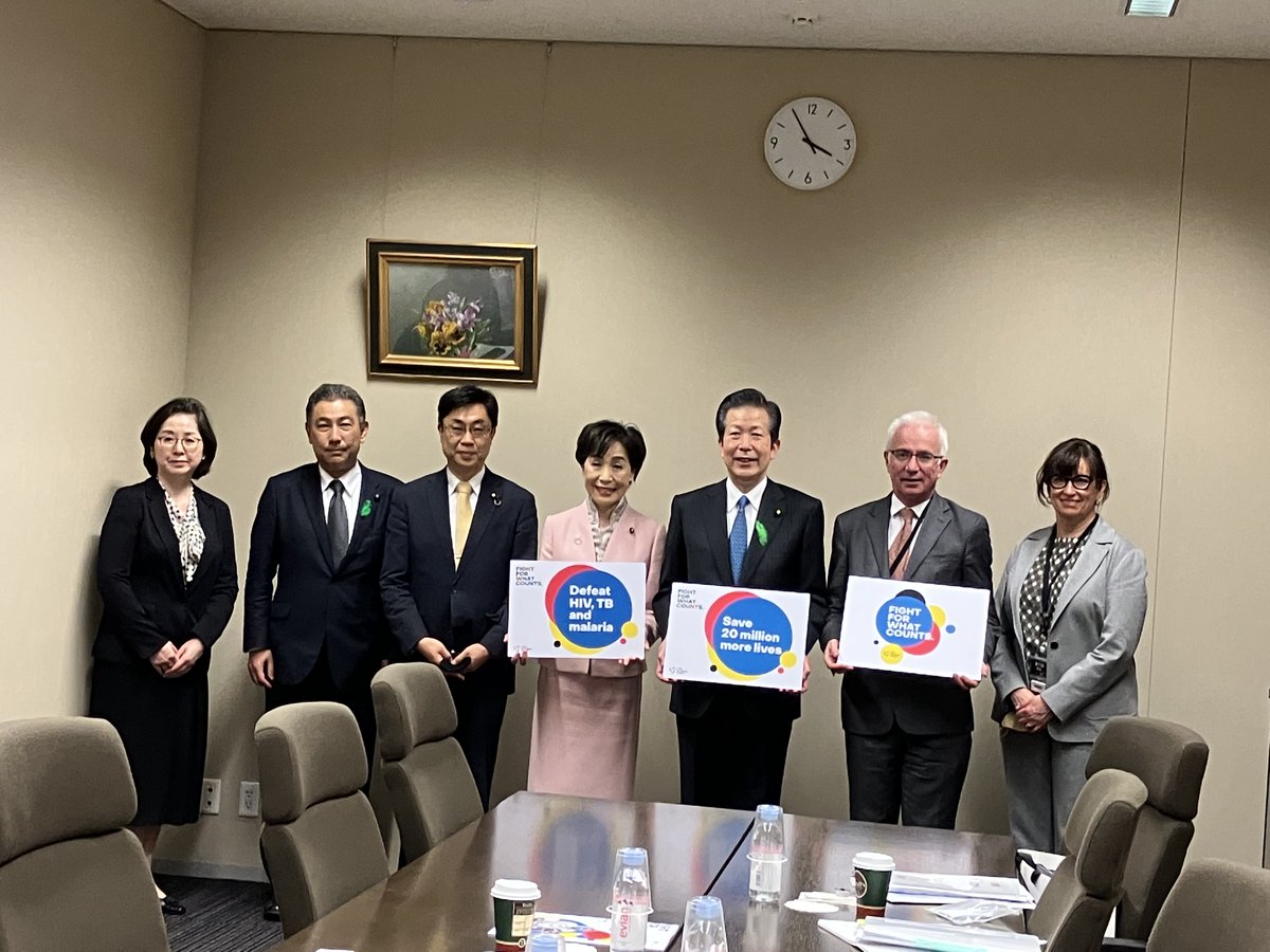 Global Fund Executive Director Peter Sands Visits Japan for the First ...